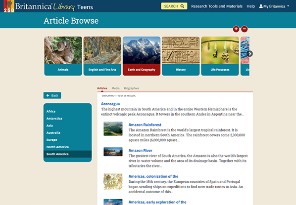 Britannica Library - Britannica Education
