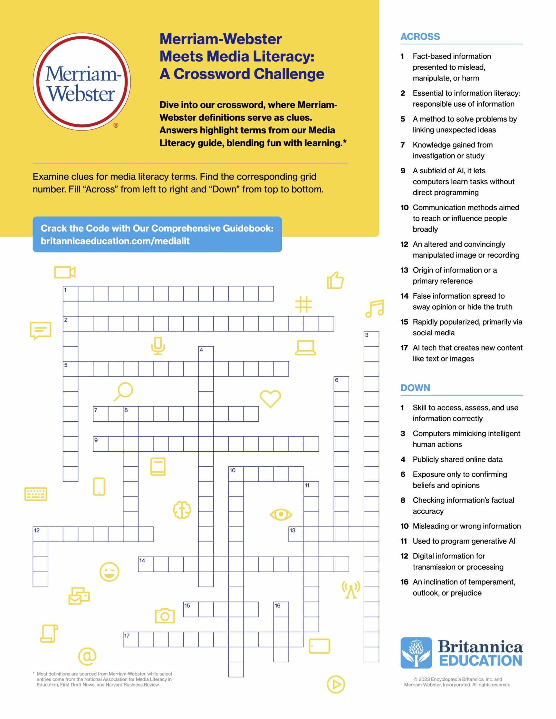 Decipher The Digital Key Media Literacy Terms Explained Britannica Decipher The Digital Key Media Literacy Terms Explained Britannica
