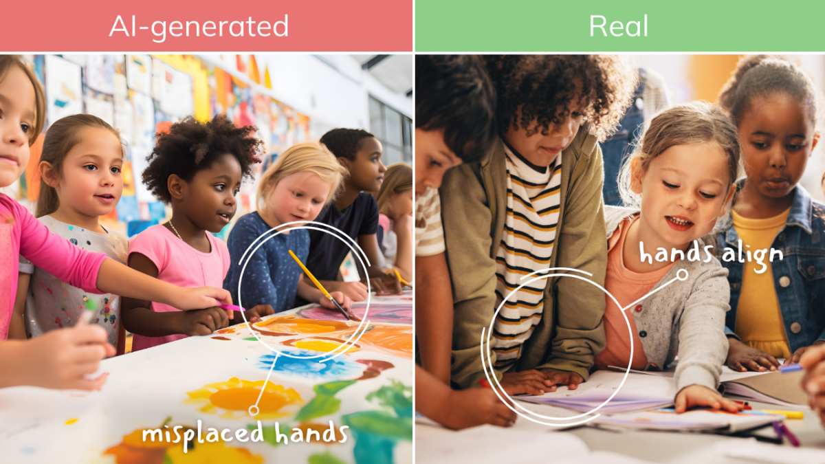 Spotting AI: Knowing How to Recognise Real vs AI Images - Britannica Education